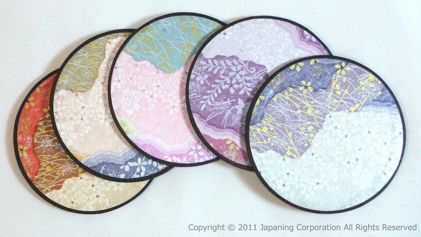 Paper coasters =Ise shrine= (Set of 5) | Japanese Handmade Crafts Shop ...