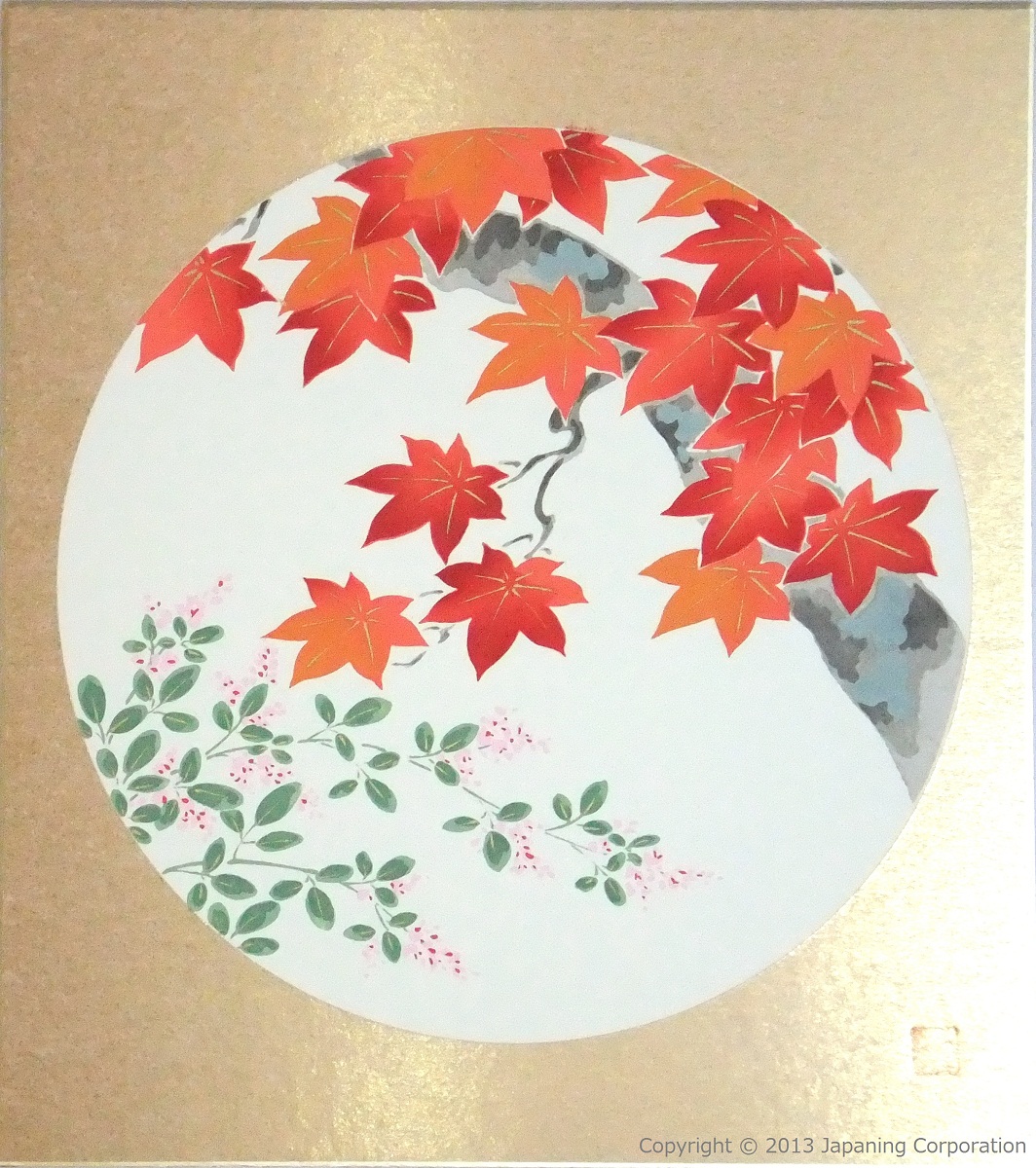 Shikishi Paperboard (Maples) | Japanese Handmade Crafts Shop - nipponcraft