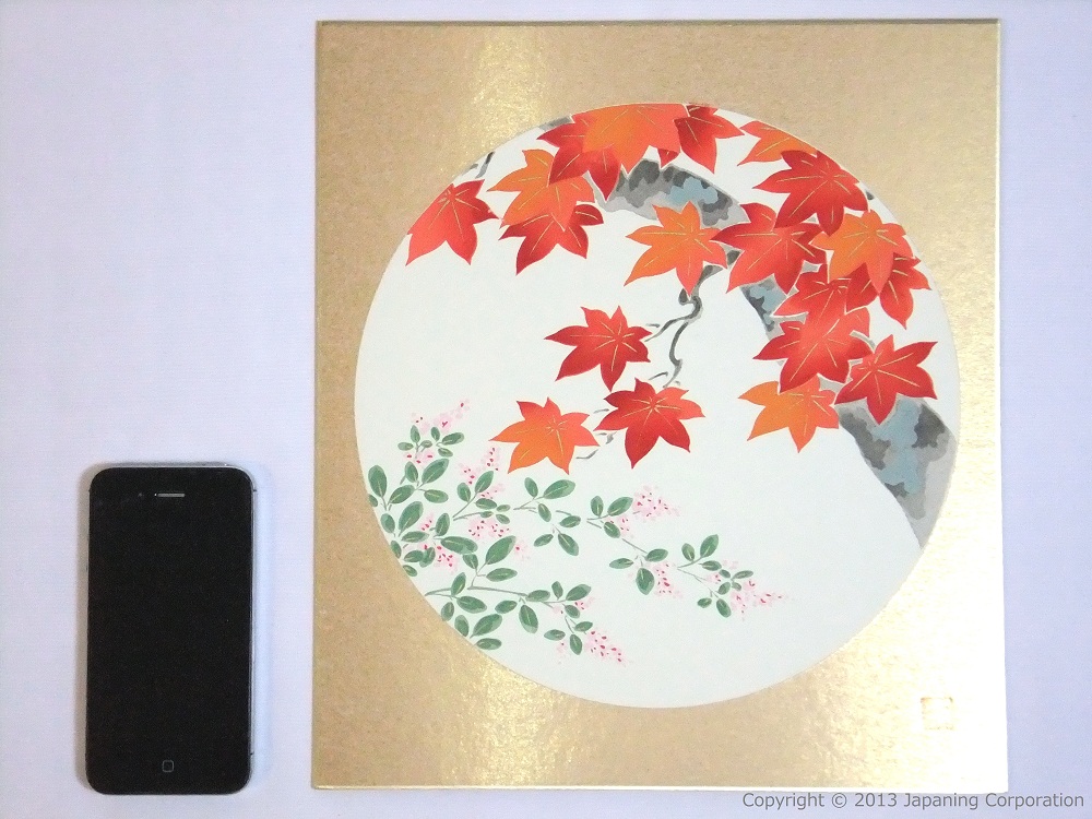 Shikishi Paperboard (Maples) | Japanese Handmade Crafts Shop - nipponcraft