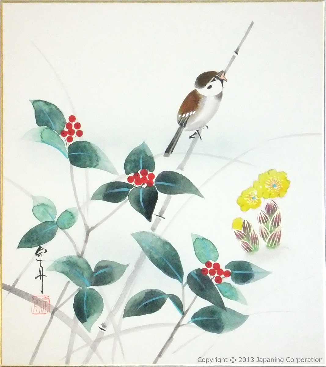 Shikishi Paperboard (Senryo) | Japanese Handmade Crafts Shop - nipponcraft